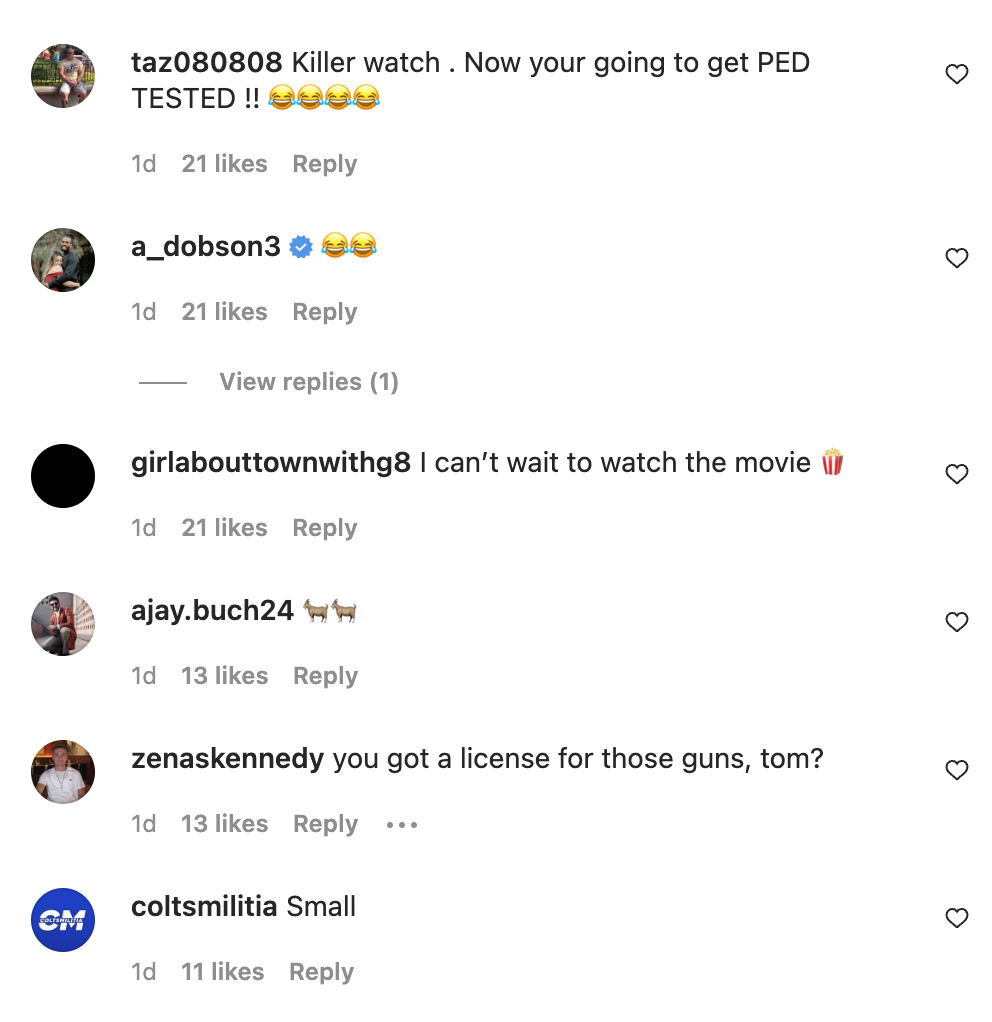 Tom Brady Flexed His Jacked Arms On Instagram And People Went Nuts