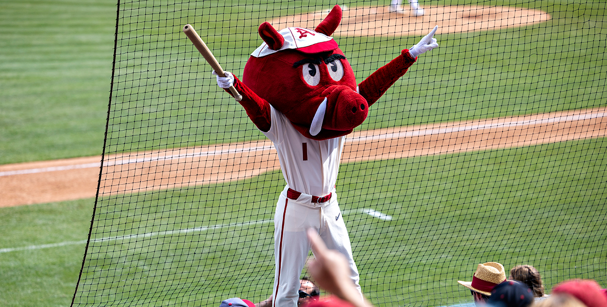 Angry Arkansas Baseball Fan Roasted Over Terrible Middle Finger Take