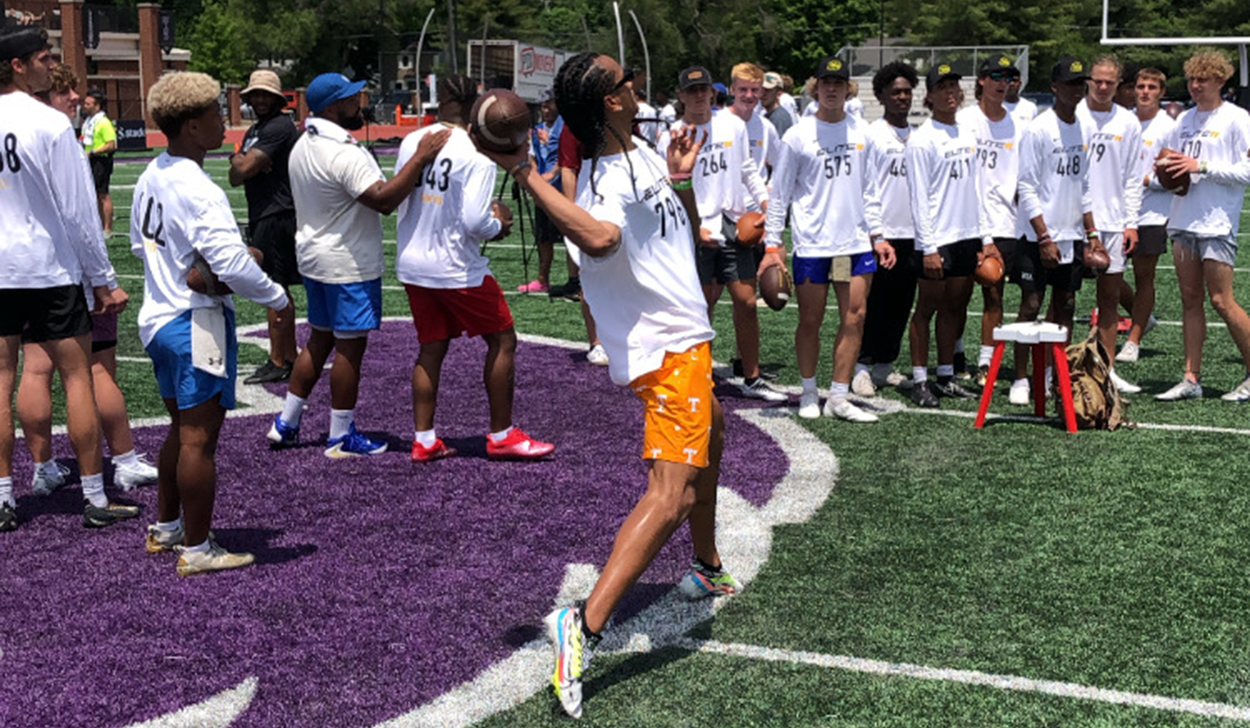 5* Tennessee QB Nico Iamaleava Throws WICKED Laser At Overtime 7v7