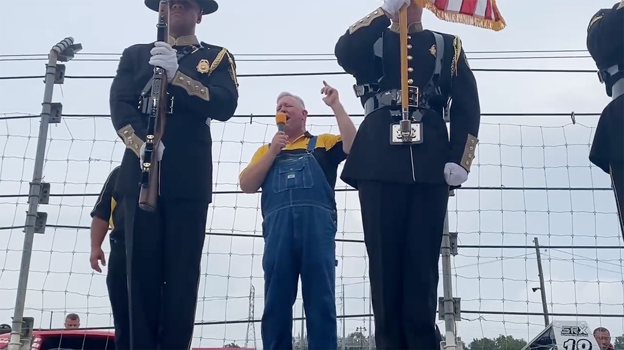 Pastor Thanks God For His Smokin' Hot Wife During Epic Pre-Race Prayer