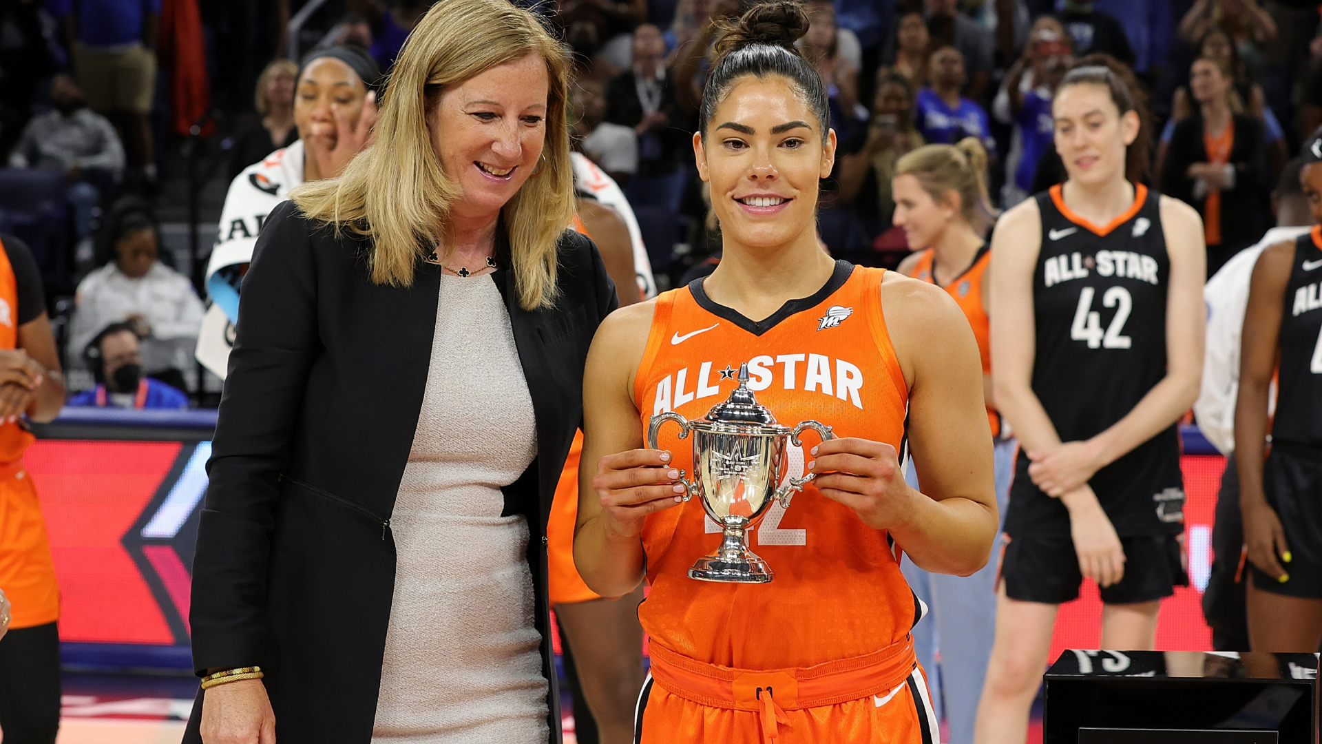 WNBA Fans Rip The League To Shreds Over Tiny All-Star MVP Trophy Given ...