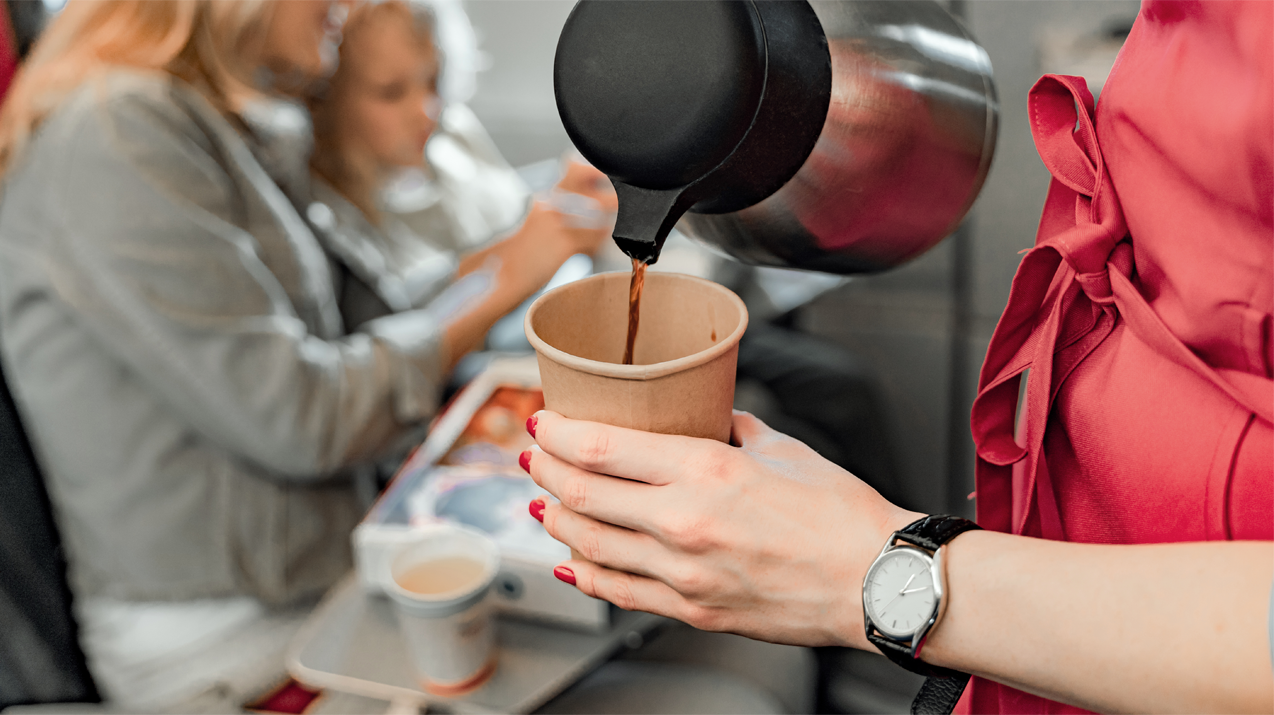 Flight Attendant: Why She Never Drinks Coffee Or Tea On A Plane