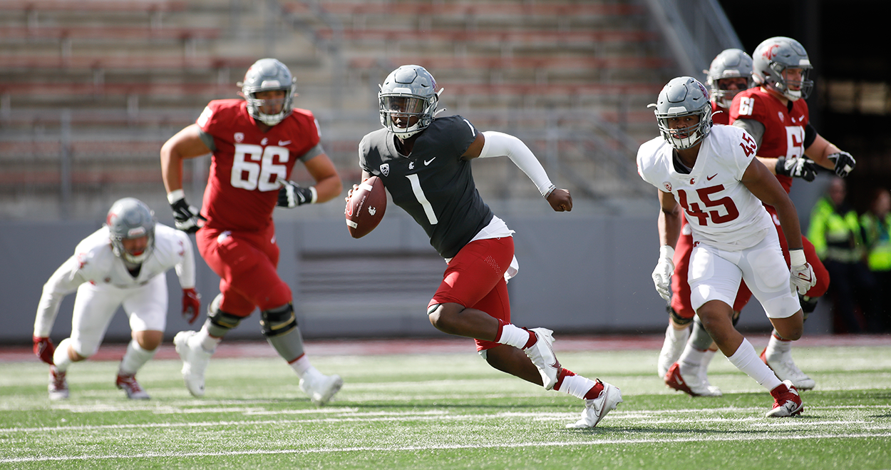 First Look At Cameron Ward At Wazzu Shows Him Drop An Absolute Dime