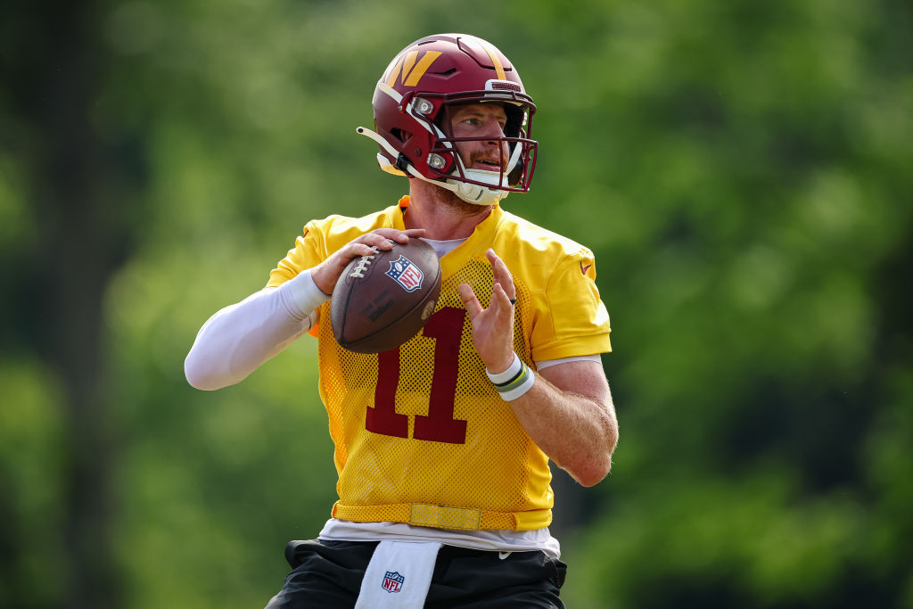 Carson Wentz Turning It Around At Washington Commanders Camp