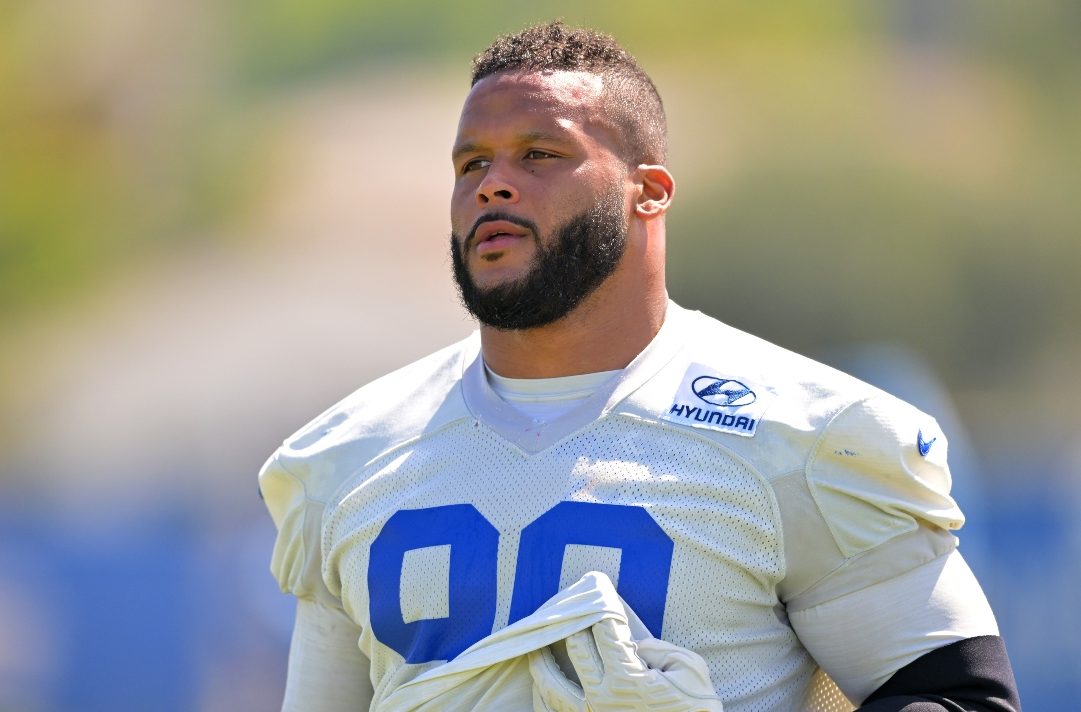 Aaron Donald Seen Swinging A Helmet During Wild Rams-Bengals Brawl