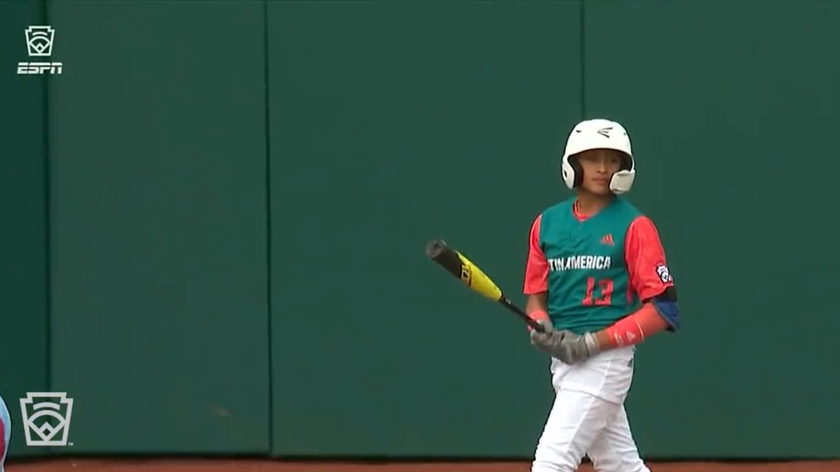 Little Leaguer Homers, Bat Flips, Then Hits The Griddy Crossing Home