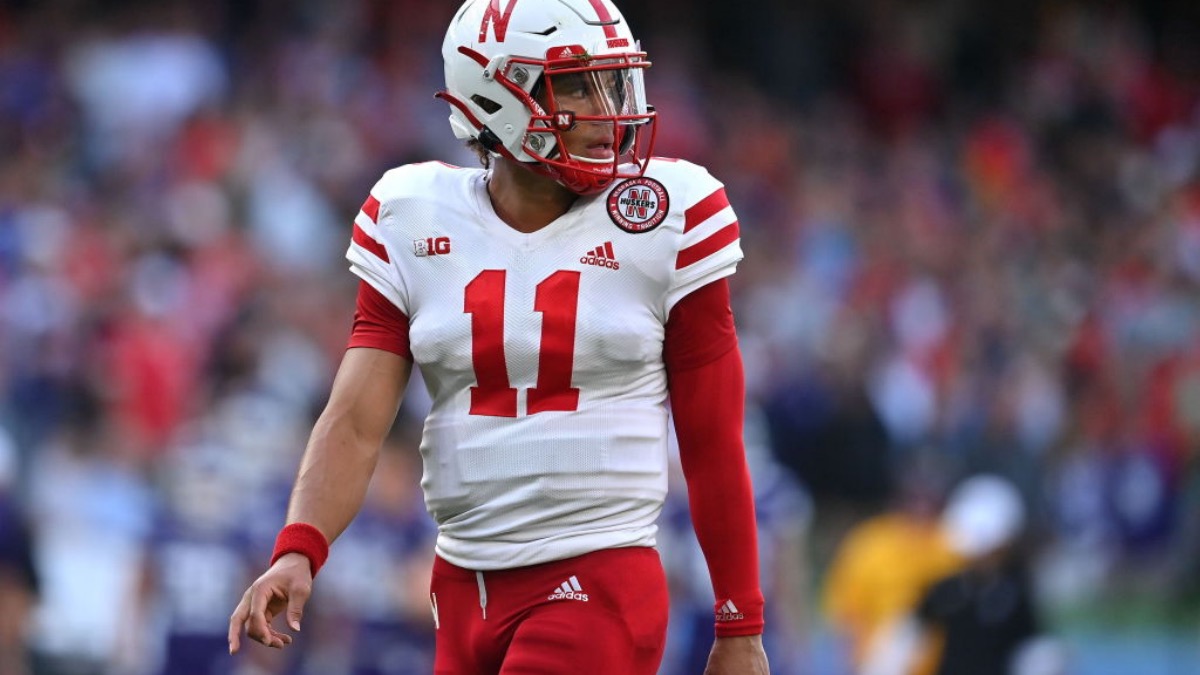 Nebraska's Quarterback Already Made The Play Of Week 0