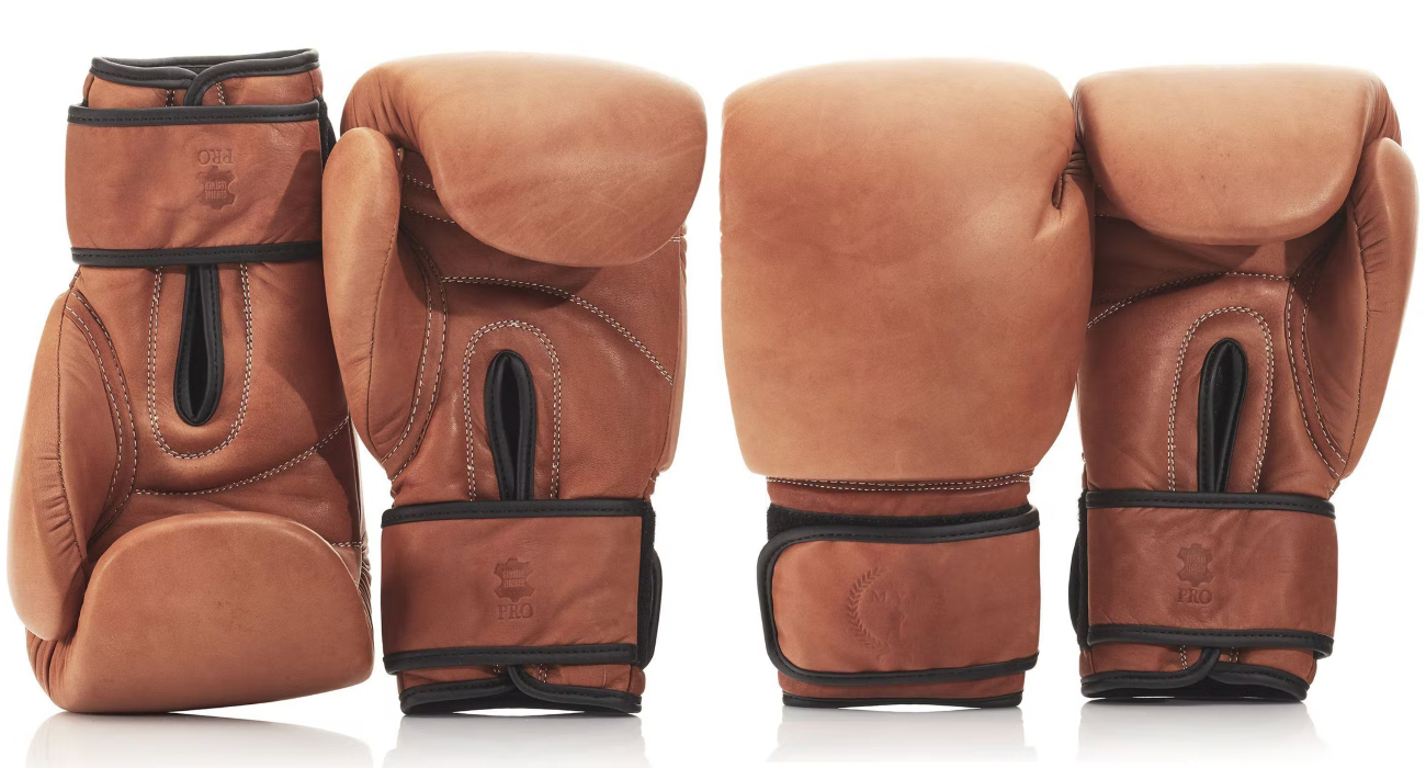 These Vintage Leather Boxing Gloves Can Help You Get In Shape