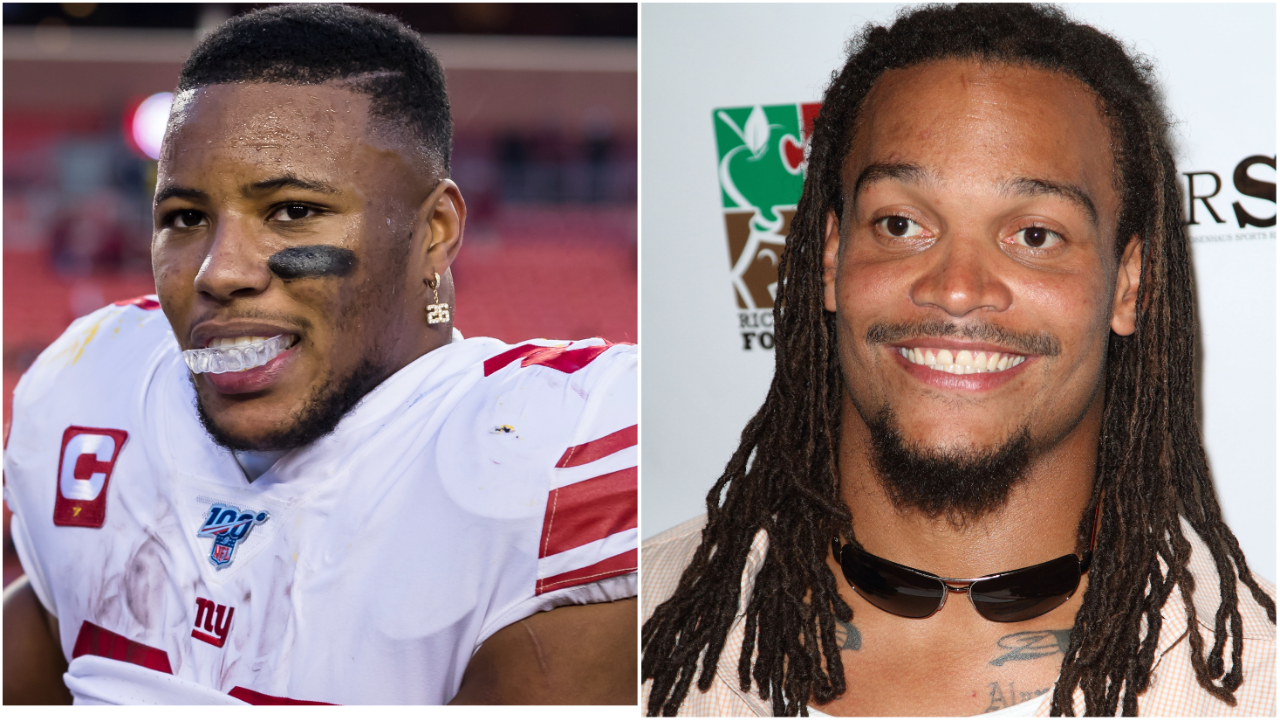 Channing Crowder Awkwardly Tells Saquon Barkley His 'Legs Are Beautiful ...