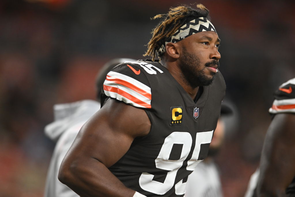 Myles Garrett Hospitalized After His Car Flipped Over Several Times During Crash After Leaving ...