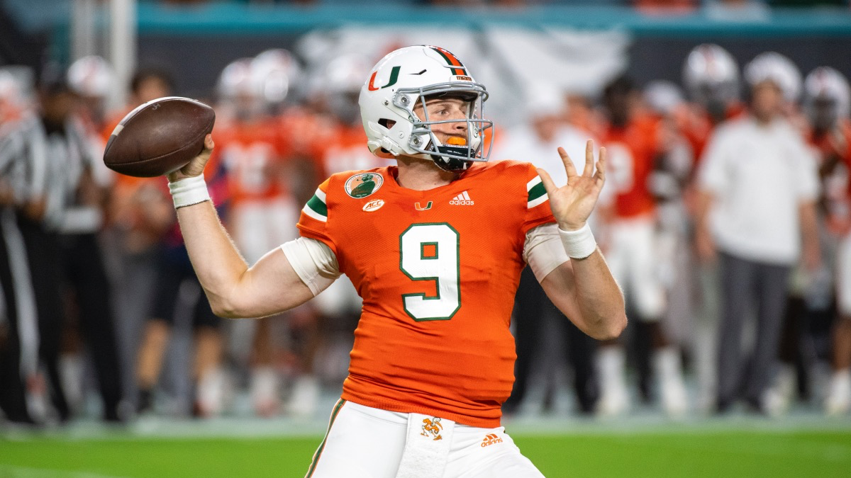 Miami Hurricanes QB Tyler Van Dyke Accidentally Roasts His Own Team