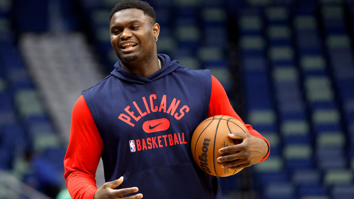PHOTOS: Zion Willamson Showed Up To Media Day Looking Ripped