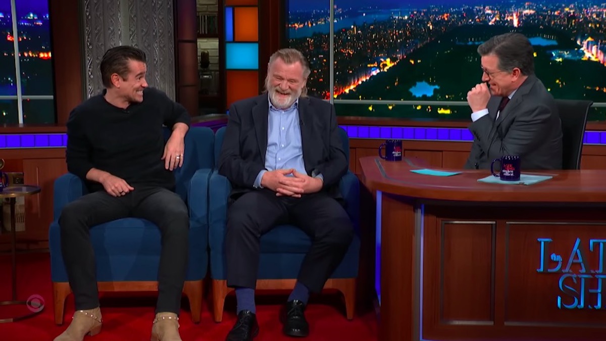Colin Ferrell And Brendan Gleeson Curse Up A Storm On 'The Late Show'