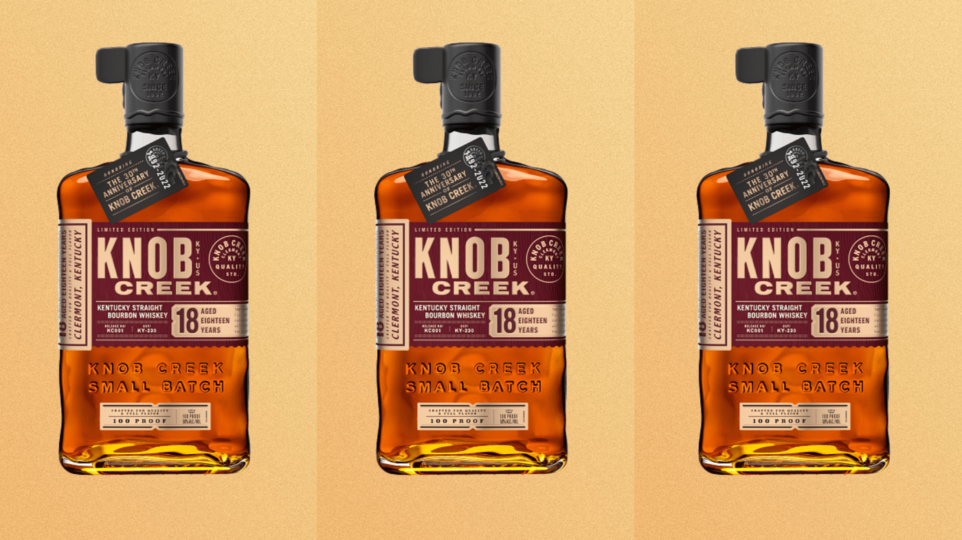 Knob Creek 18-Year-Old Bourbon Celebrates 30 Years Of Whiskey