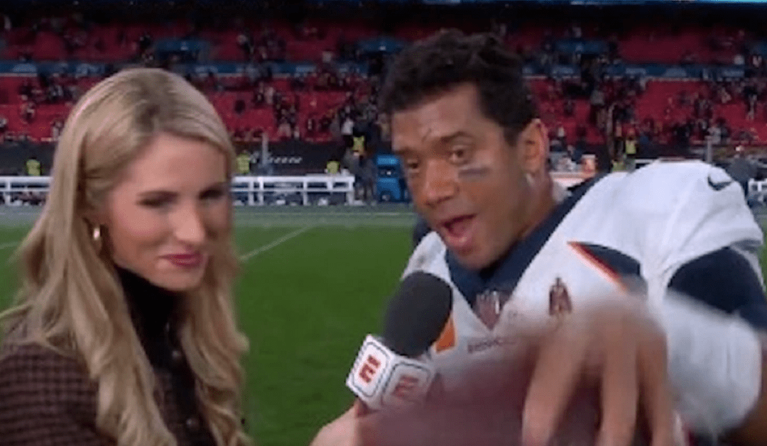 ESPN's Laura Rutledge Visibly Cringed After Russell Wilson Said His ...