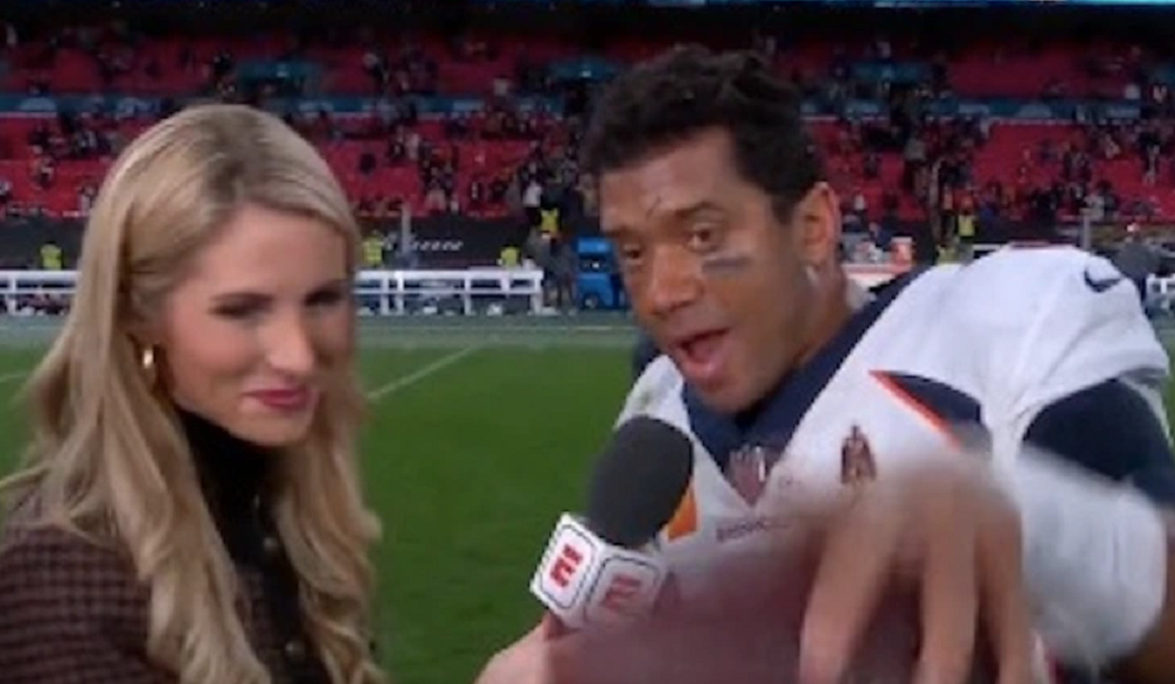 ESPN's Laura Rutledge Visibly Cringed After Russell Wilson Said His ...