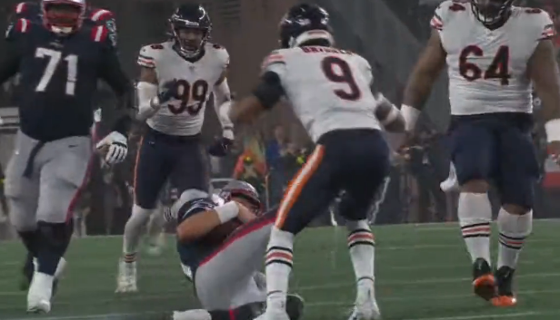 Mac Jones Kicked Bears Player In The Nuts, Gets Hit With Instant Karma ...