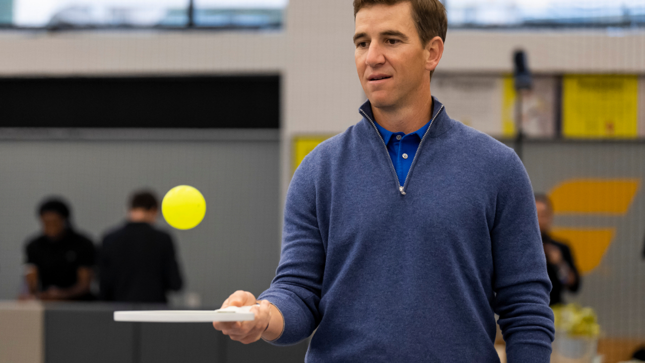 Eli Manning On Pickles, Pickleball, And Retiring From Rap Career After ...