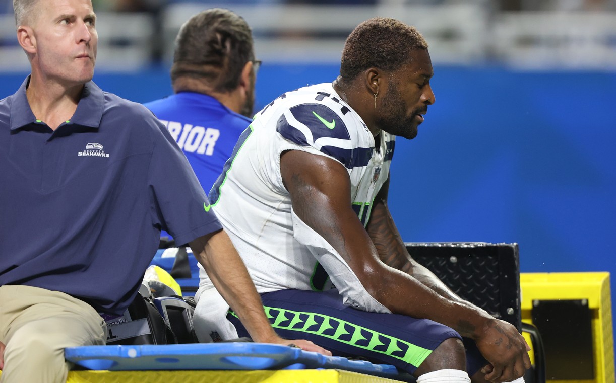 DK Metcalf Shares Story Of Having To Be Carted Off The Field To Poop