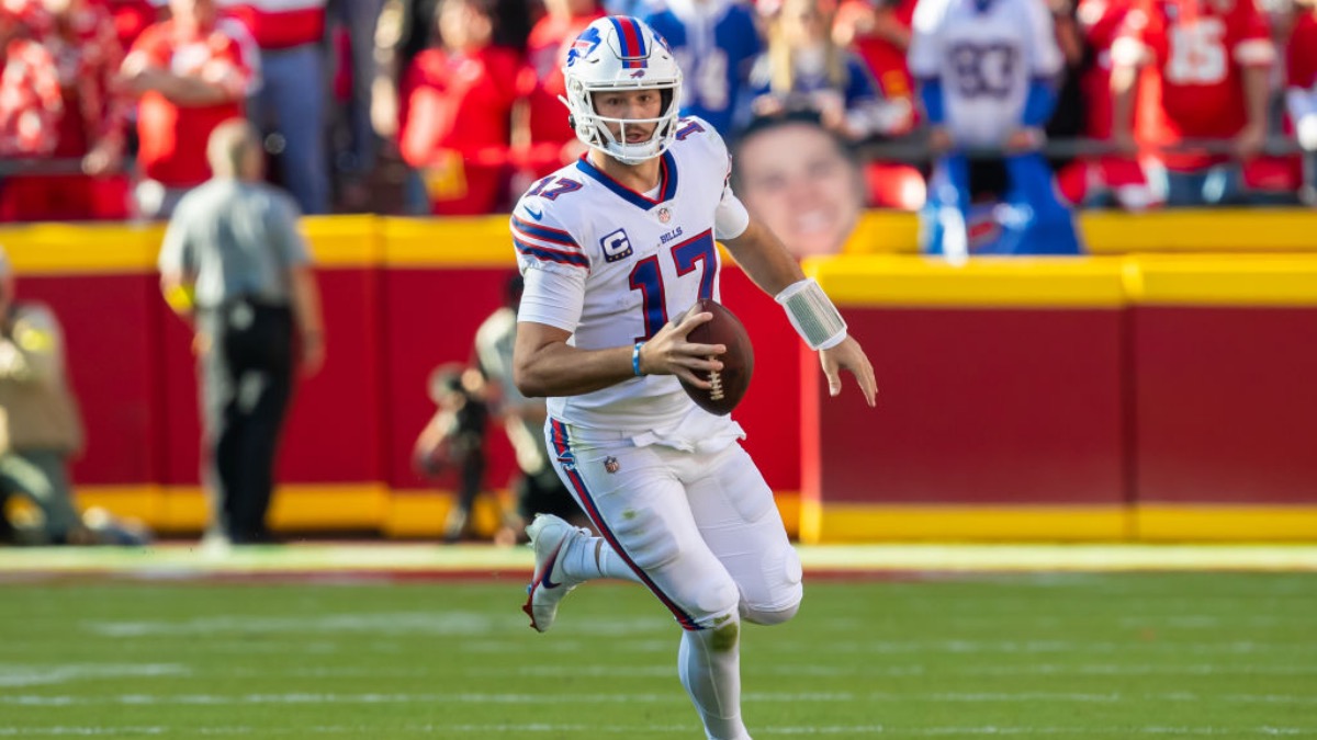 Josh Allen Runs From Media At Buffalo Bills Practice