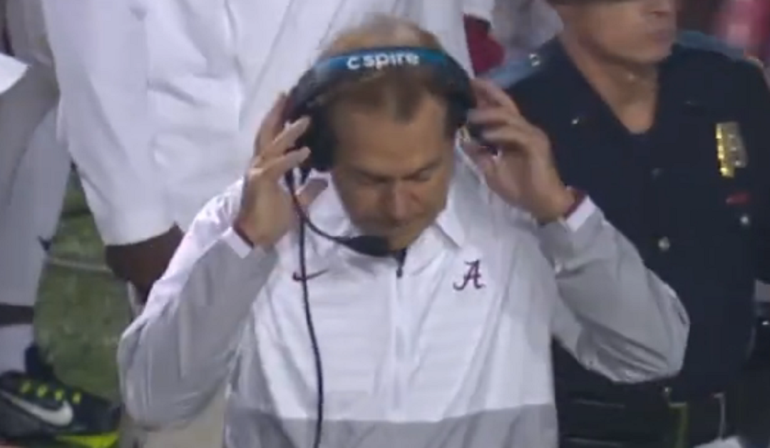 Sad Nick Saban Goes Viral After Alabama Gets Eliminated From CFB ...