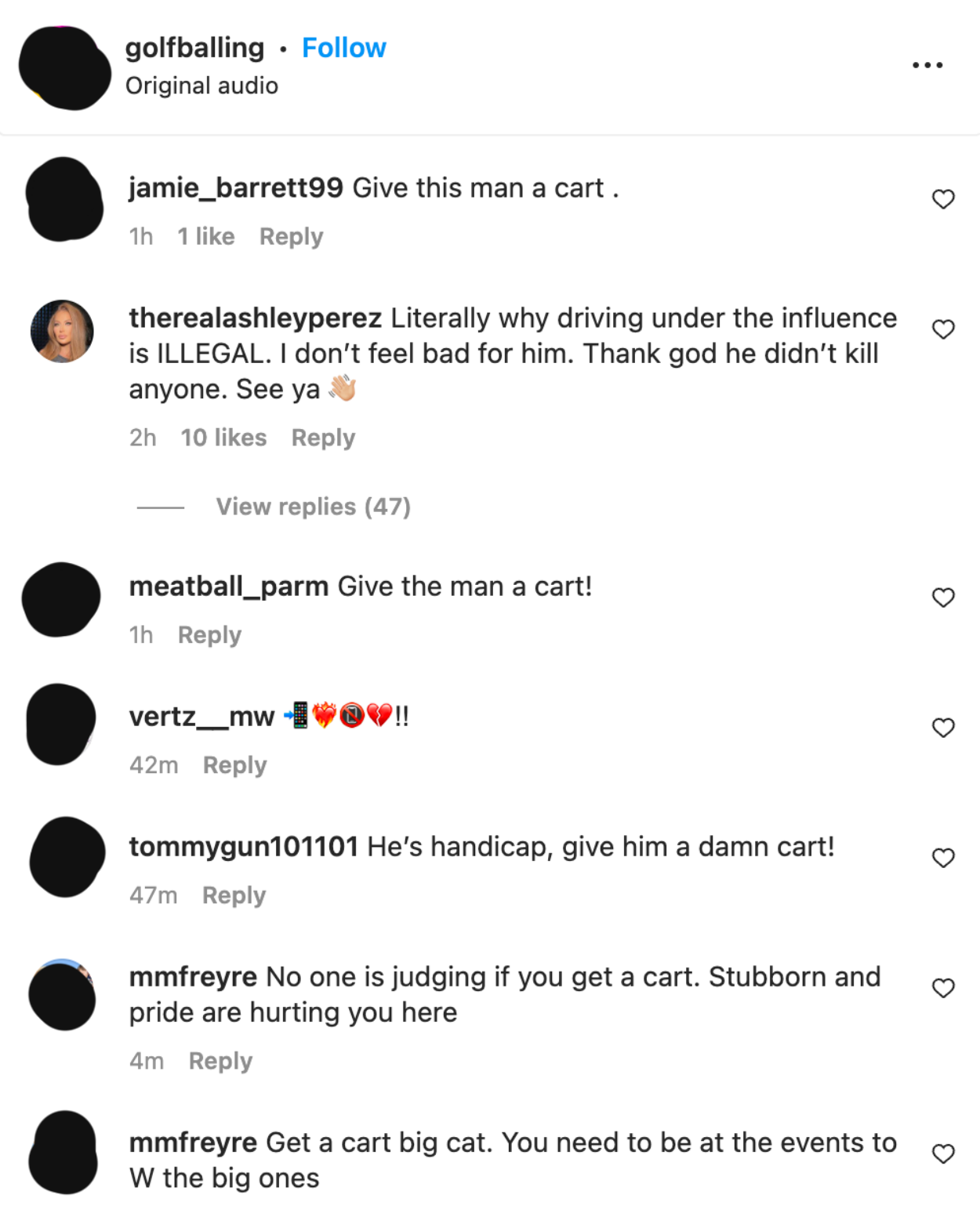 Pat Perez's Wife Blasts Tiger Woods, Thanks God He 'Didn't Kill Anyone'