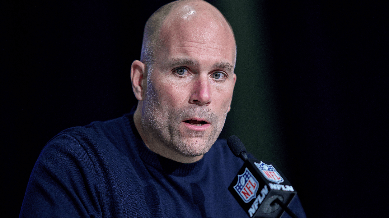 GM Eric DeCosta Sweats Profusely While Talking About Lamar Jackson