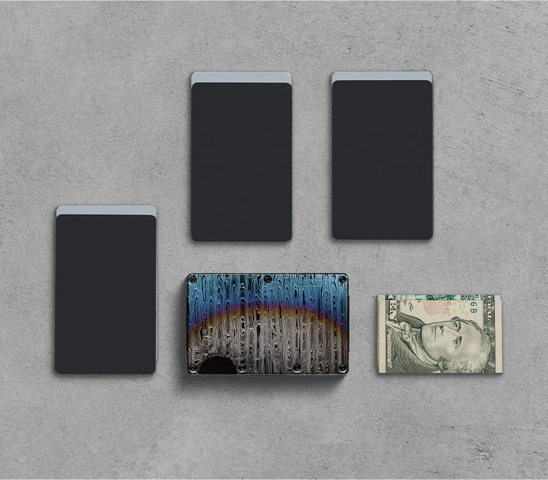 Ridge Wallet Just Dropped A Handsome New Burnt Damascus Wallet - BroBible