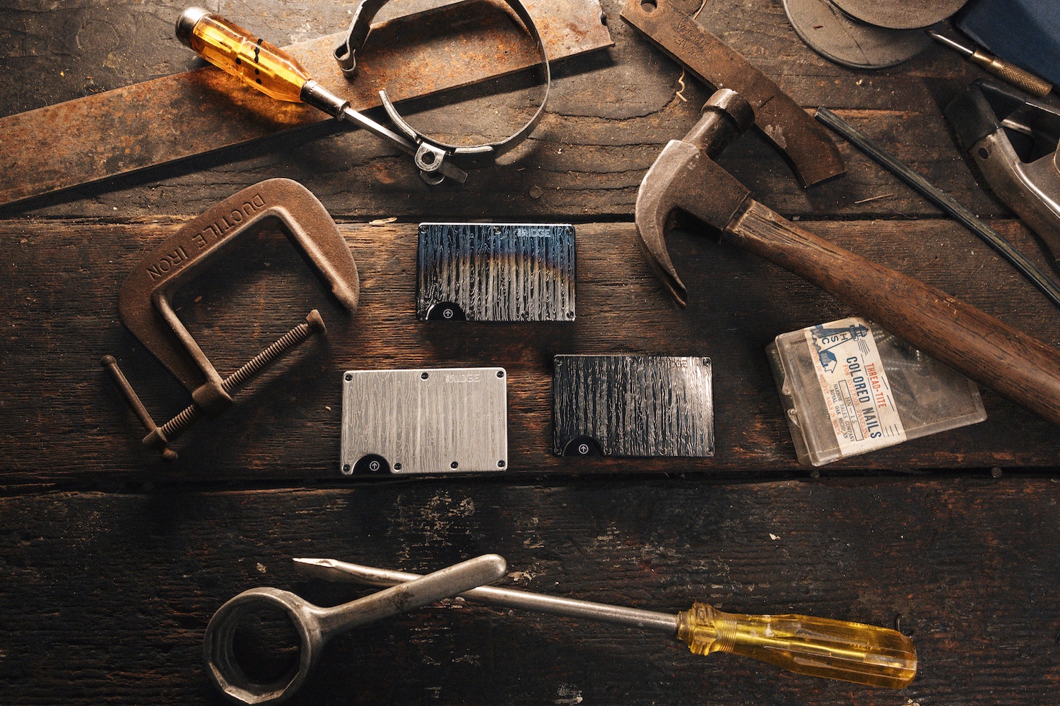 Ridge Wallet Just Dropped A Handsome New Burnt Damascus Wallet - BroBible