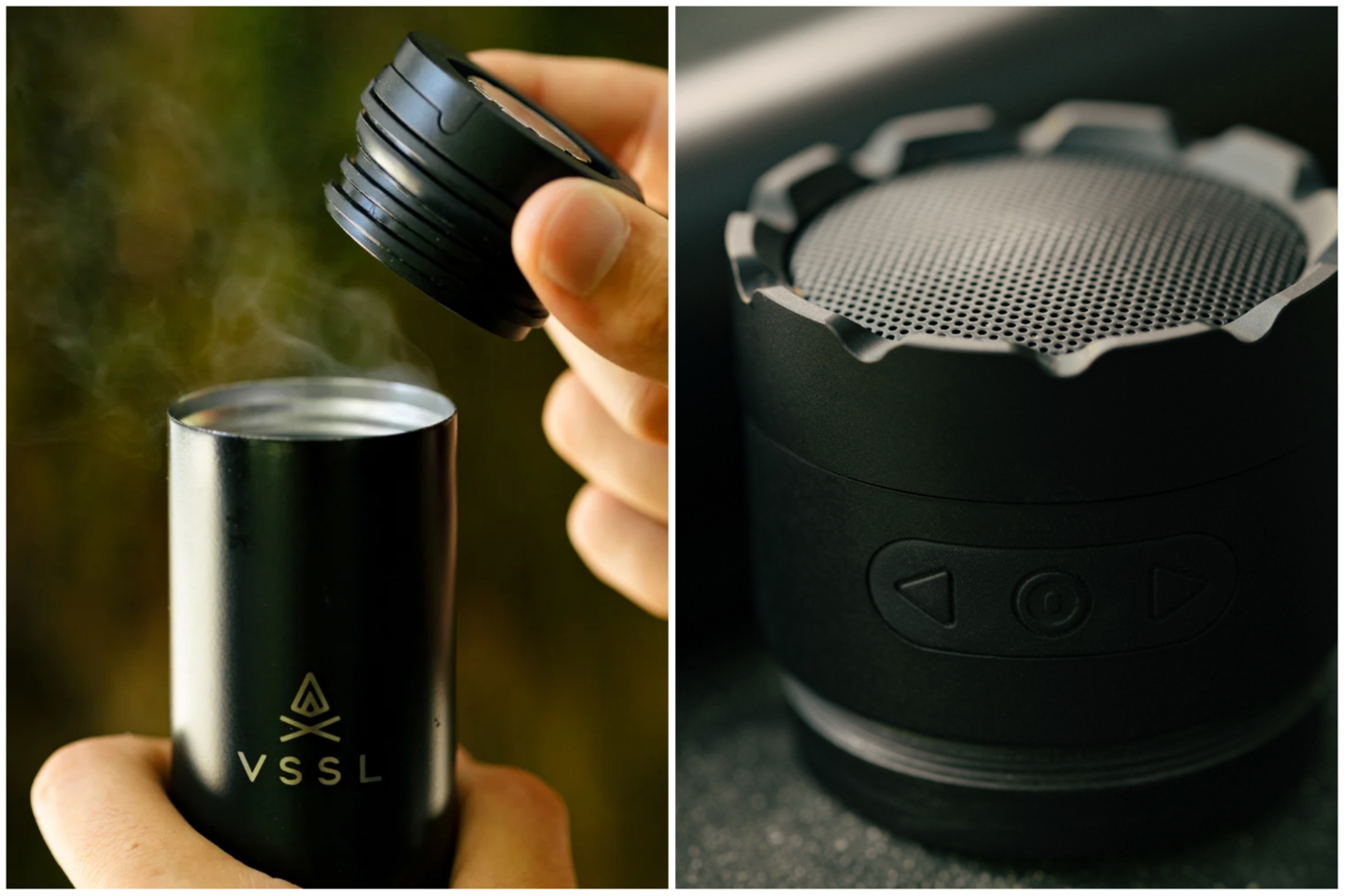This Unique VSSL Flask Is Weatherproof And Also Features A Rechargeable ...
