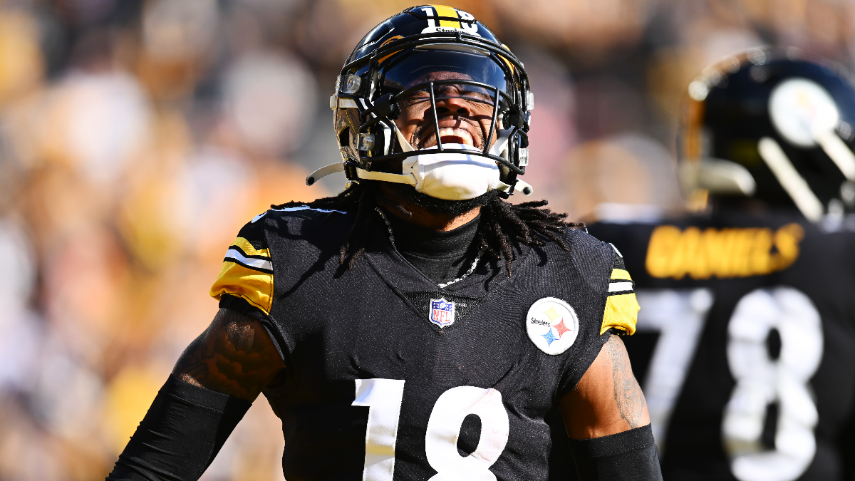 Steelers WR Diontae Johnson Denies Punching Mitch Trubisky In Face