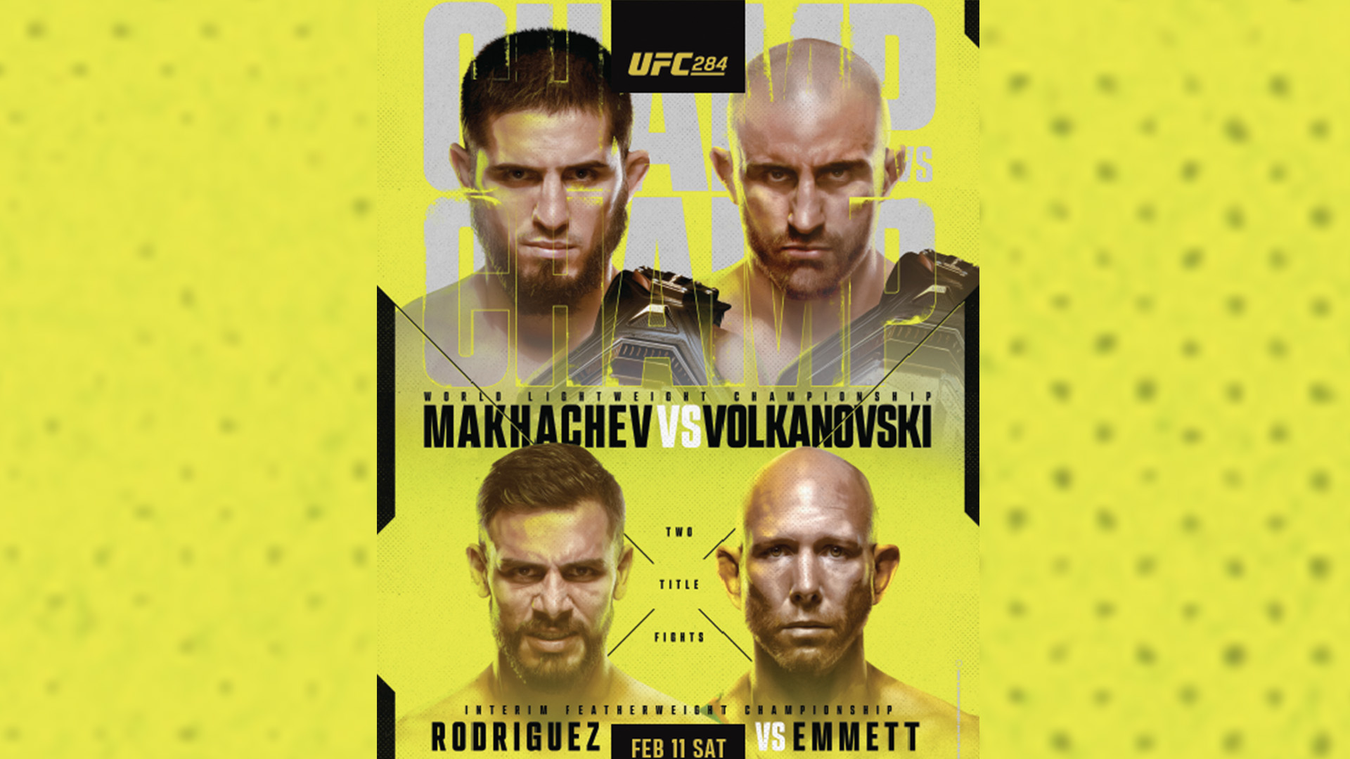 Here’s Why the UFC 284: Makhachev vs. Volkanovski Main Event is So ...