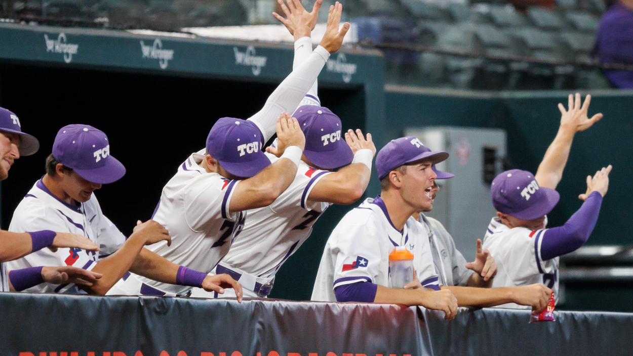 TCU Baseball Bat Boy Goes Viral With Epic Opening Weekend Celebration