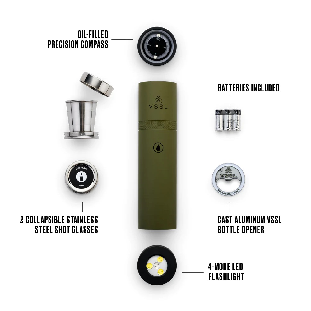 The Ultra Tough VSSL Flask Is More Than Just A Flask - It's Also A ...