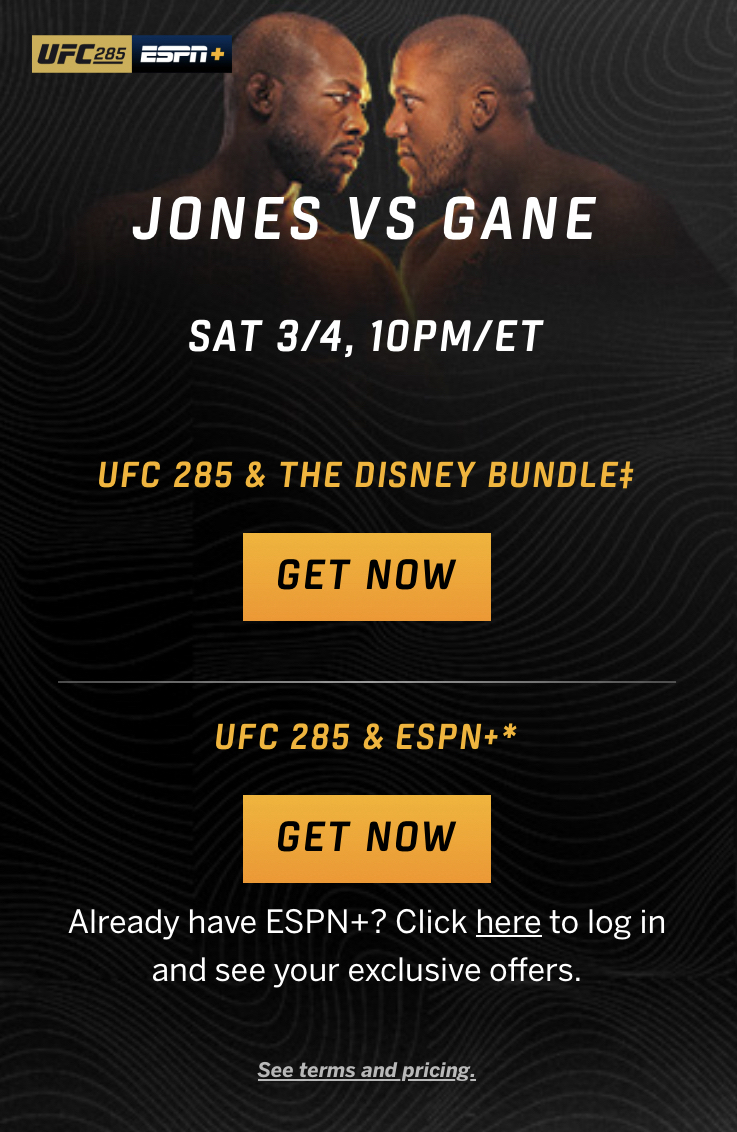 UFC 285 Stream: How To Watch The Fight Live Online via ESPN+ - BroBible