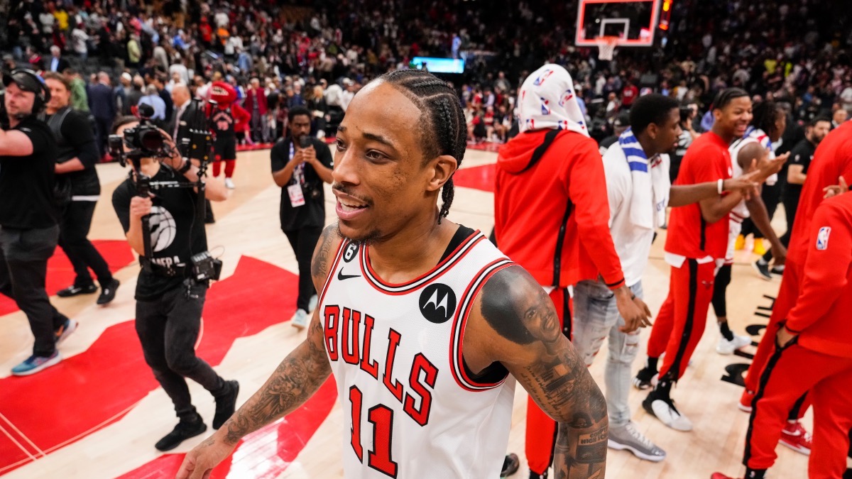 Bulls Star Demar Derozan's Daughter Helped The Bulls Win