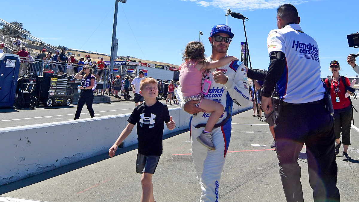 NASCAR Superstar Kyle Larson Is Loving Life In Dad Mode