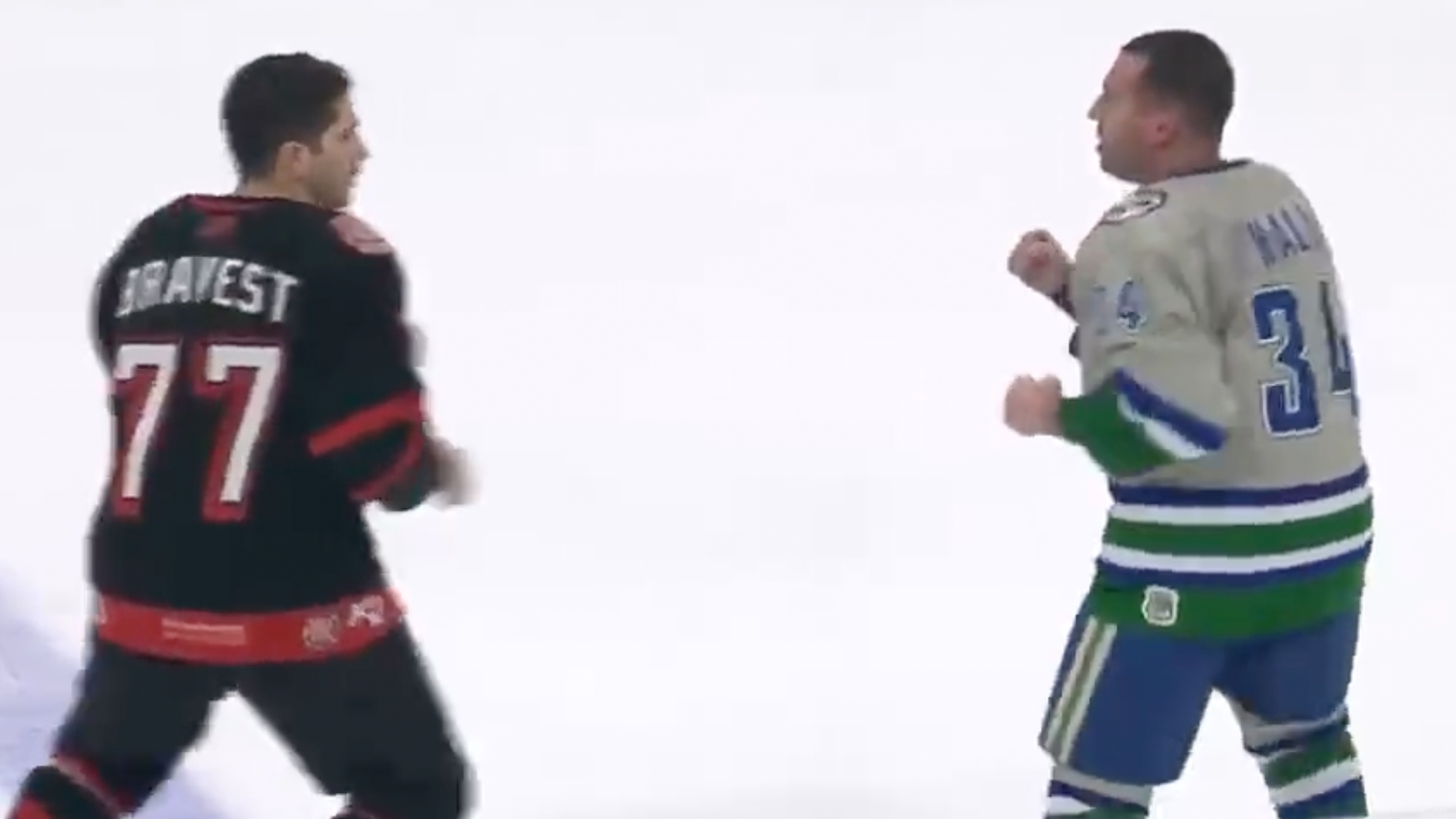 FDNY Hockey Player HIts NYPD Opponent With Brutal KO In Fight