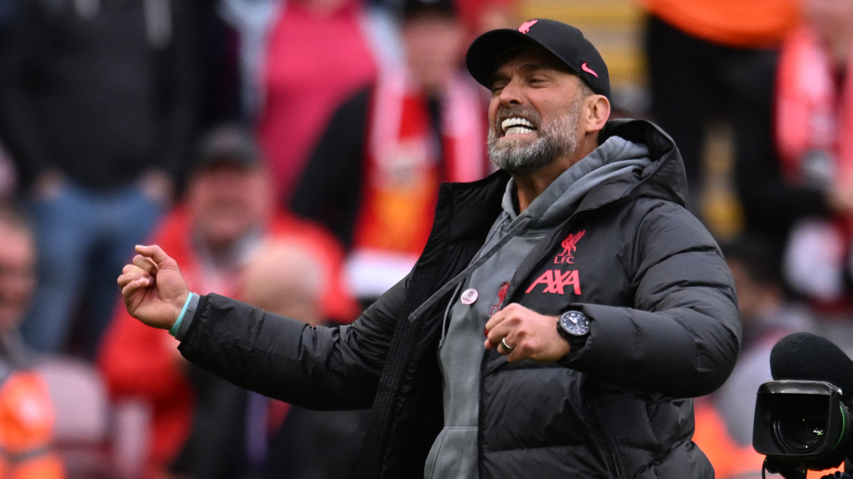 Jurgen Klopp Pulls Hammy Celebrating Liverpool's Game Winner