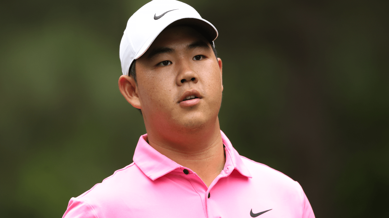 Tom Kim Makes Rookie Mistake At Masters Concession Stand