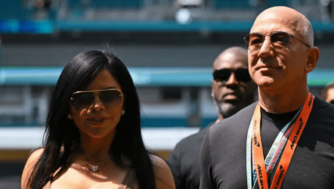Jeff Bezos Girlfriend's Outfit At F1 Miami GP Causes A Stir - BroBible