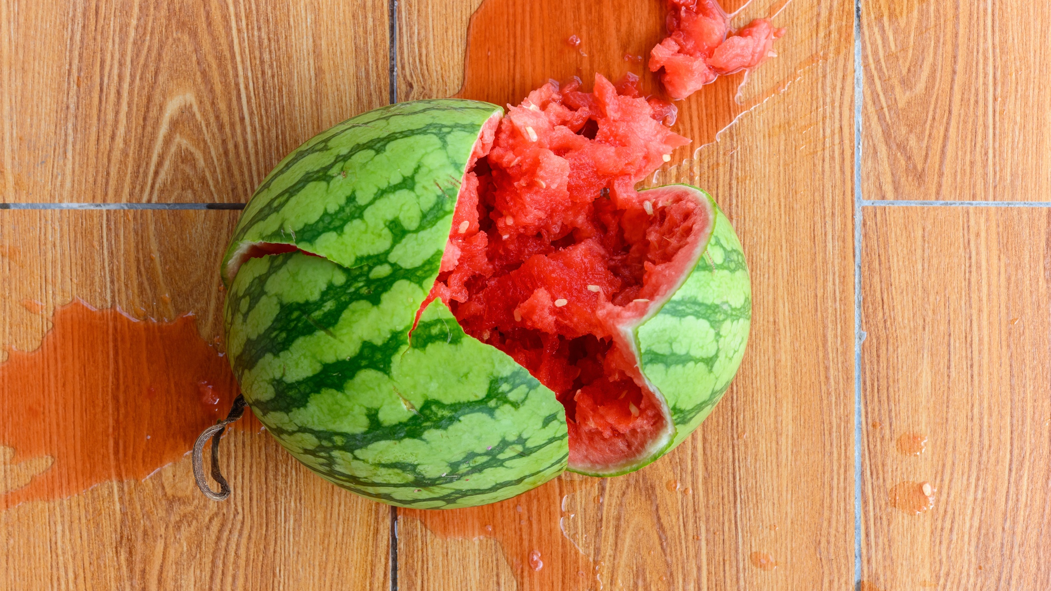 Hardhat Safety Test: Metal Objects Dropped On Watermelons