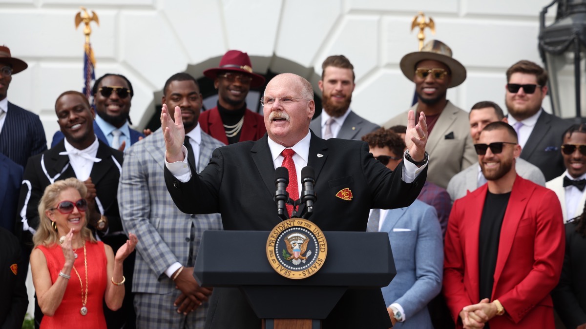 Andy Reid Gave Hilarious Description Of White House Food