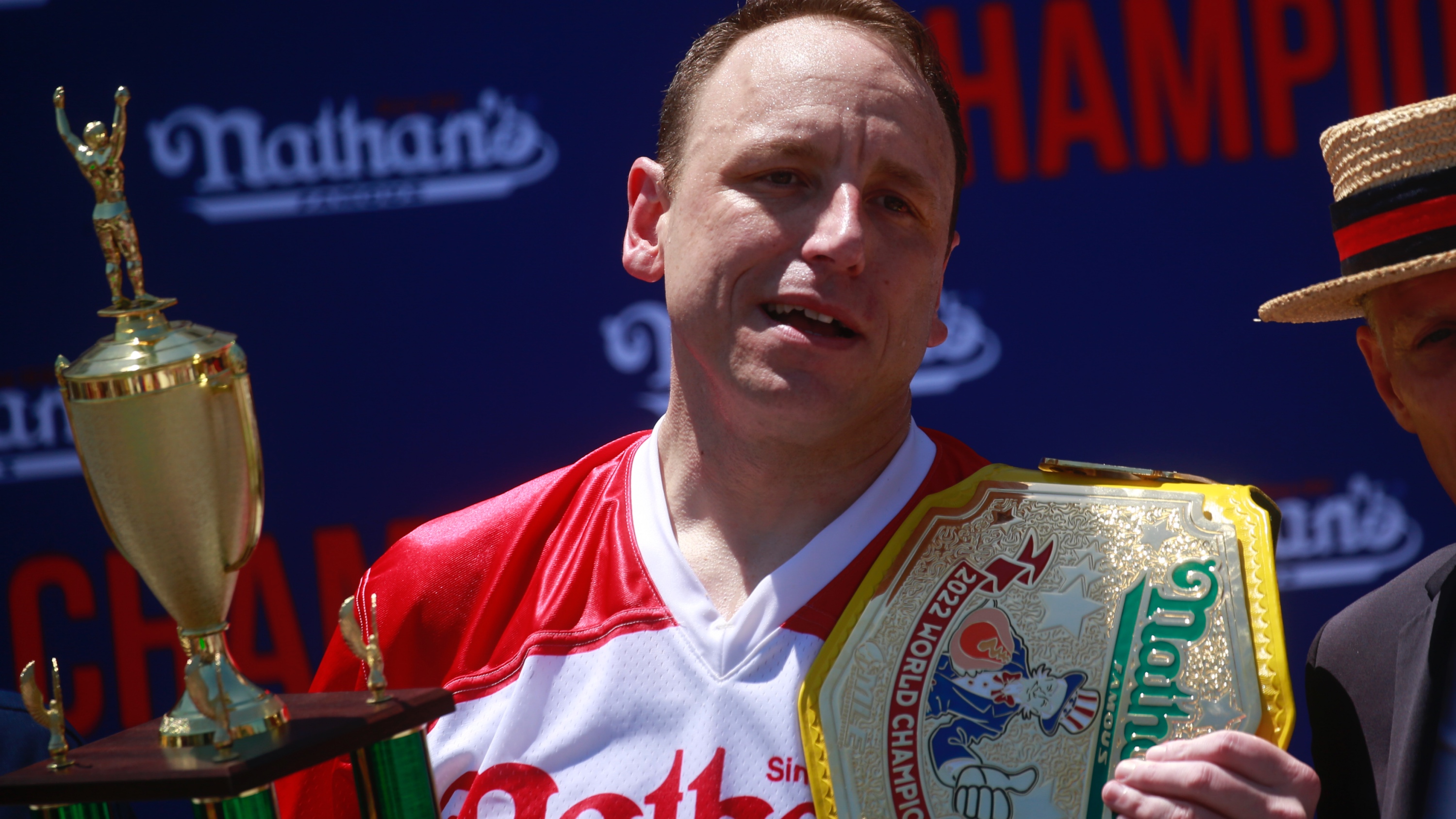 Joey Chestnut Reveals What It's Like Going To Restaurants