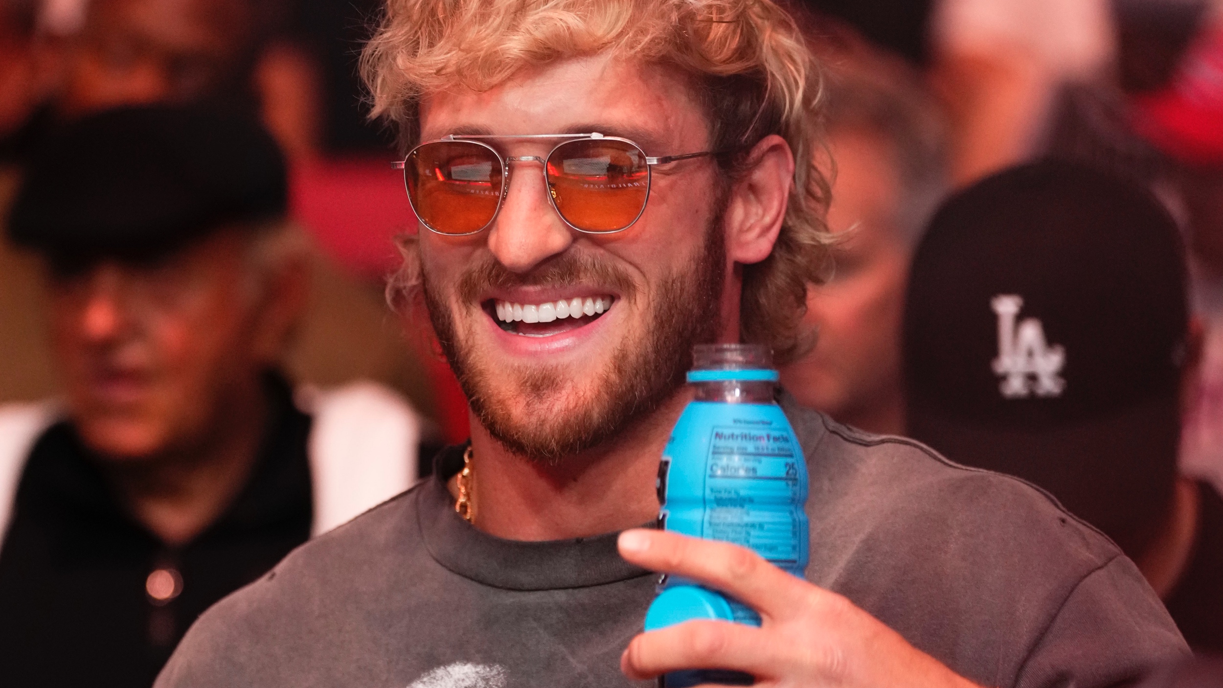 Crowd Pelts Logan Paul And KSI With Drink Bottles In Copenhagen