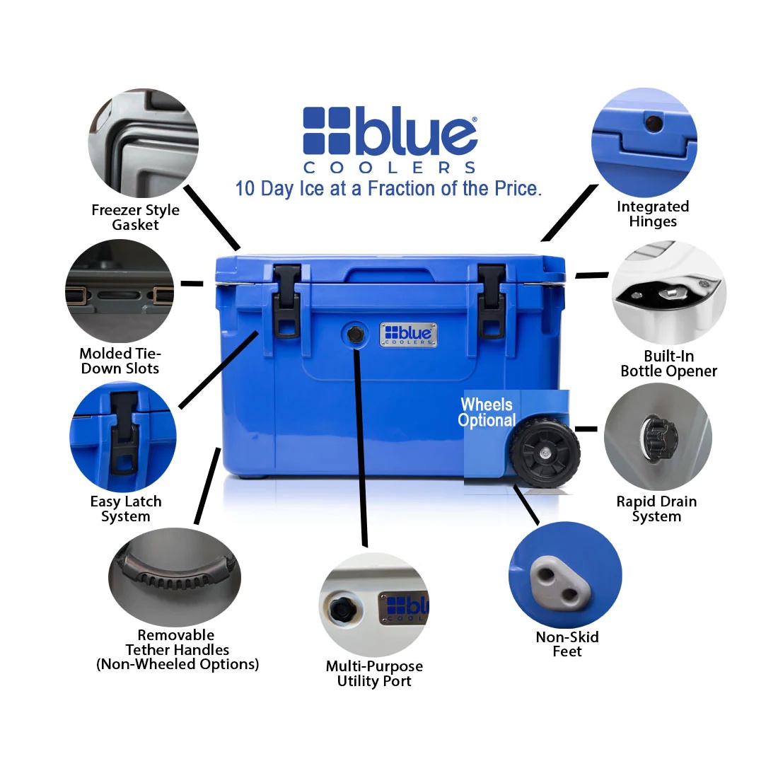 Right Now You Can Save 20% On A 100Q Blue Cooler With Code - BroBible