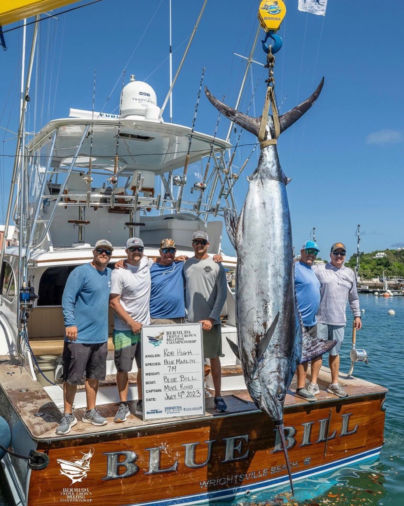 Hawaiian Team Wins 2023 Blue Marlin World Cup With 834lb Fish
