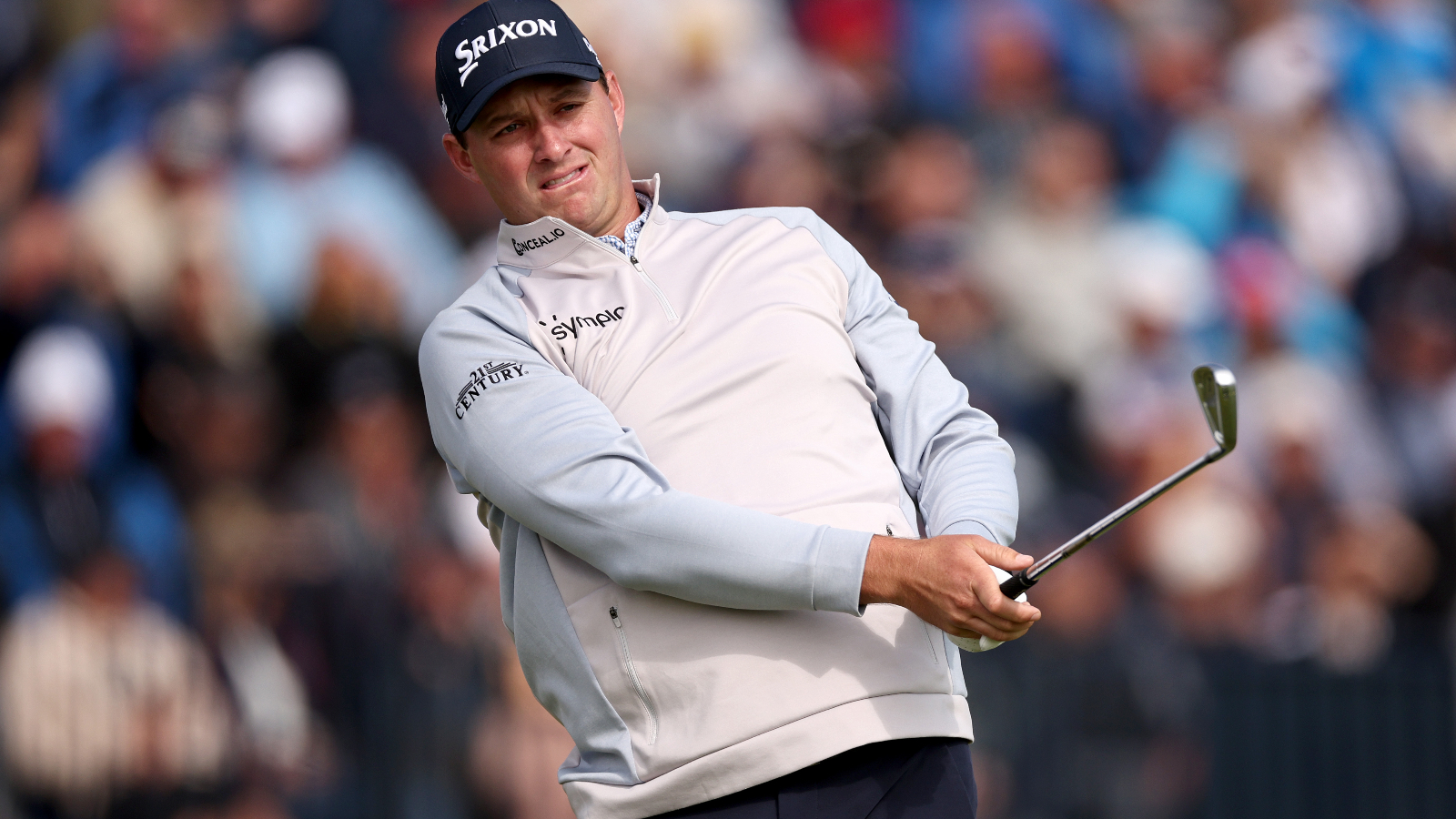 Sepp Straka Chips Impressive Birdie On No. 18 At The Open