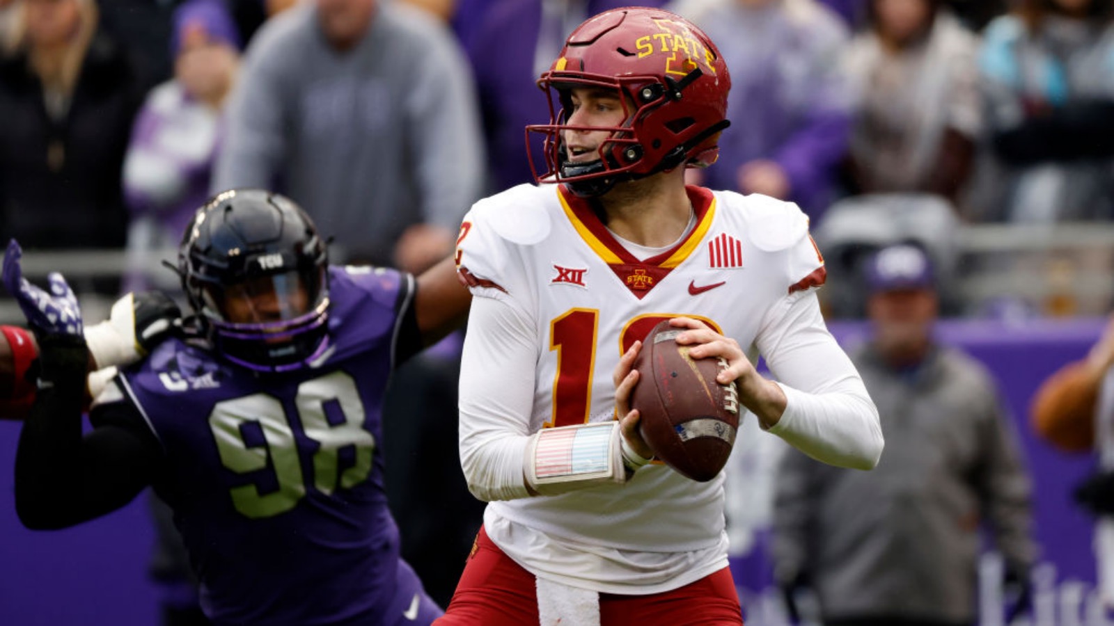 Video Appears To Show Iowa State QB Hunter Dekkers Placing Bet