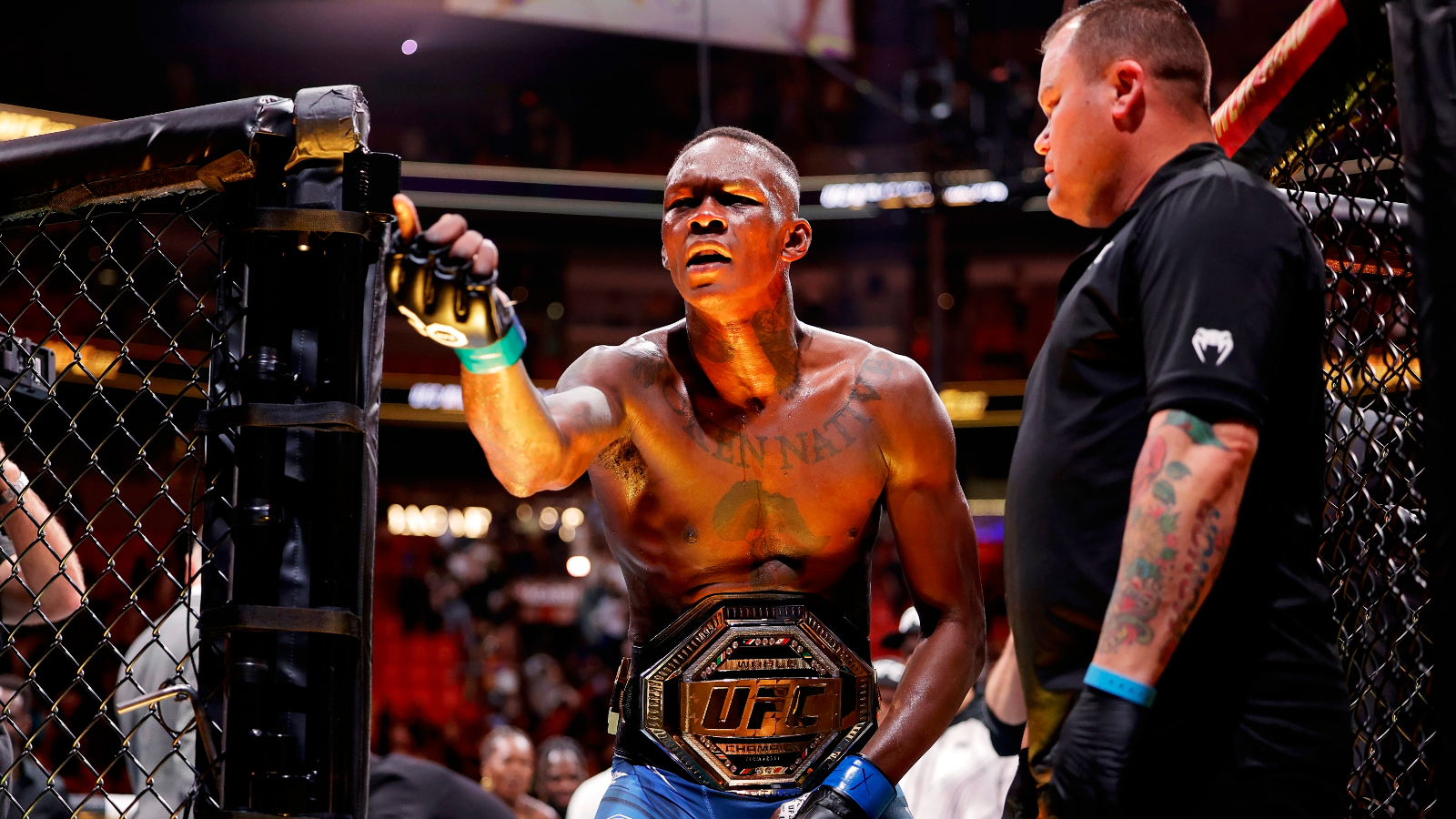 Israel Adesanya Promises To Knock Out 'Idiot' Sean Strickland